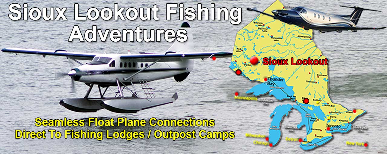 Sioux Lookout Ontario Charter Flights To Fly-In Fishing Adventures