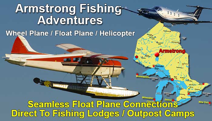 Armstrong Ontario Charter Flights To Fly-In Fishing Adventures