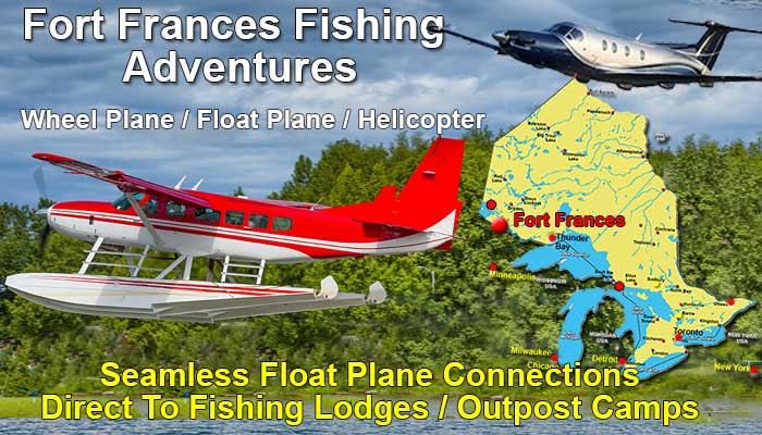 Fort Frances Ontario Charter Flights To Fly-In Fishing Adventures