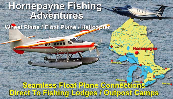 Hornepayne Ontario Charter Flights To Fly-In Fishing Adventures