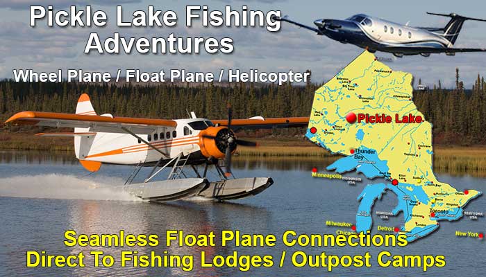 Pickle Lake Ontario Fly-In Fishing Lodges Outpost Camps