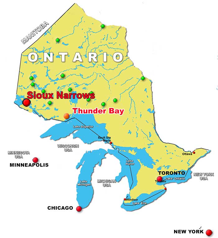 Sioux Narrows Ontario Charter Flights To Fly-In Fishing Adventures